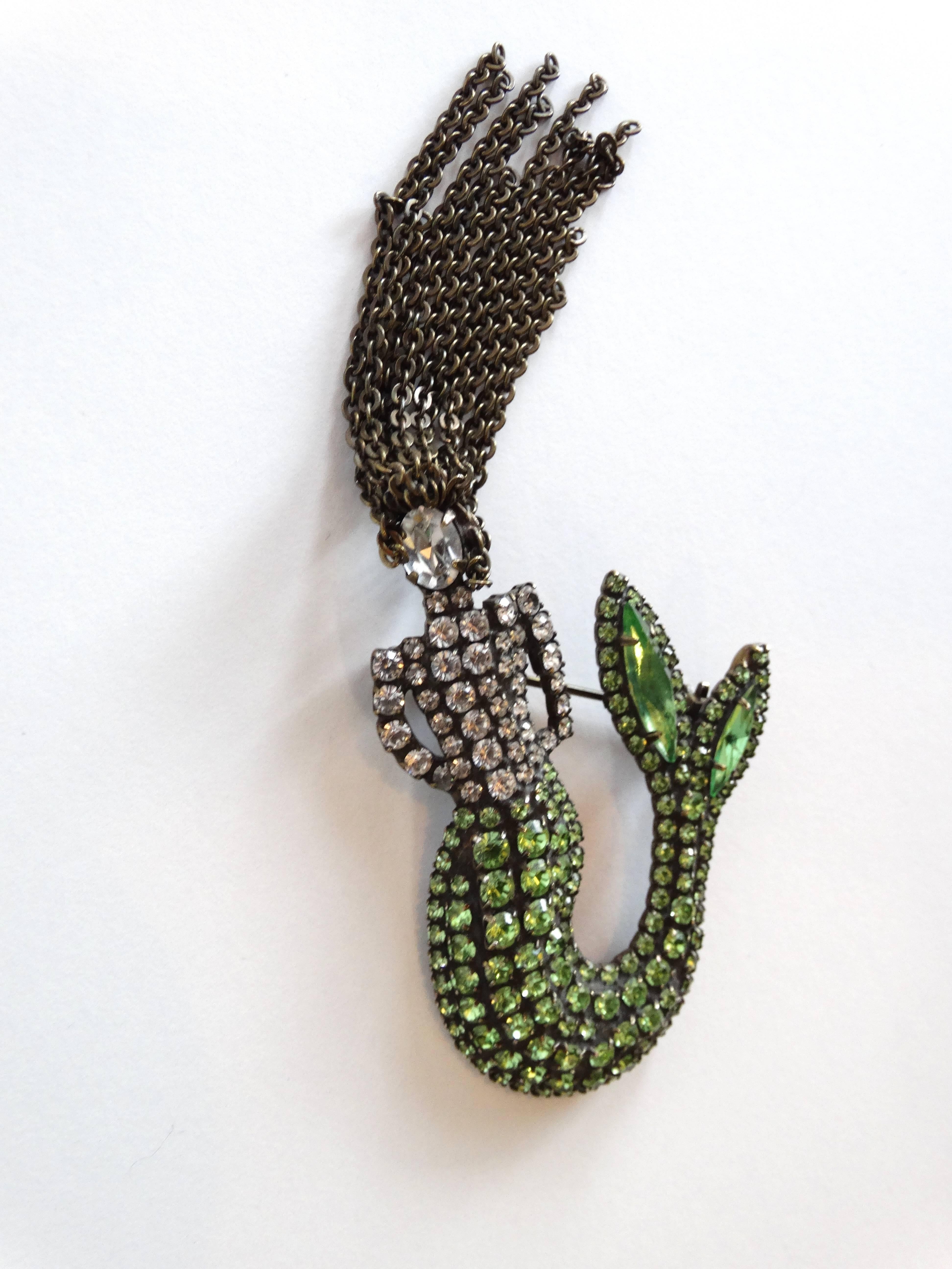 1980s Dorothy Bauer Mermaid Brooch at 1stDibs | bauer brooch