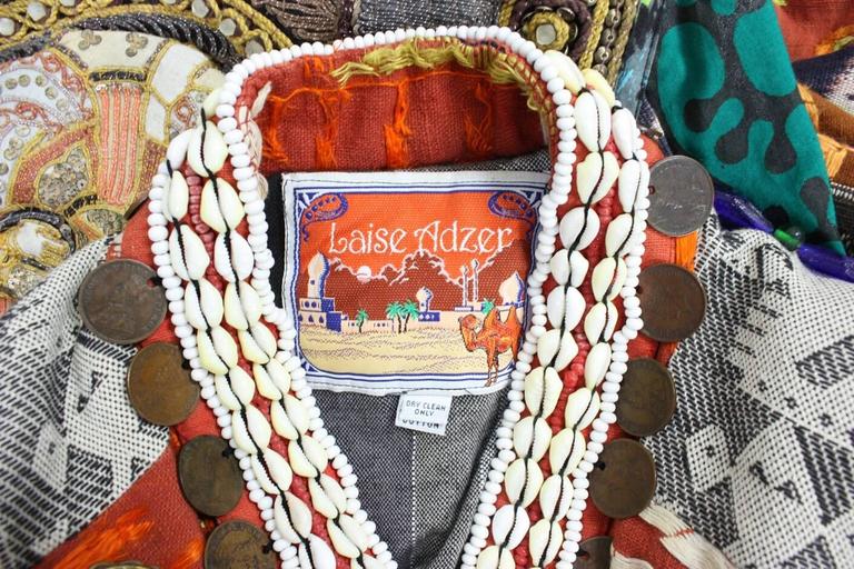 1980's Laise Adzer Patchwork Jacket For Sale at 1stDibs