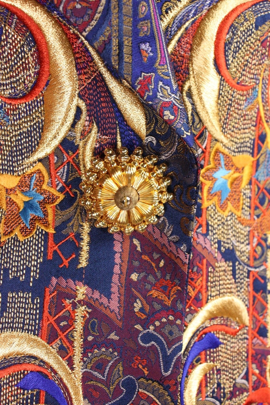 1990's Christian Dior Jacquard Cocktail Suit at 1stDibs