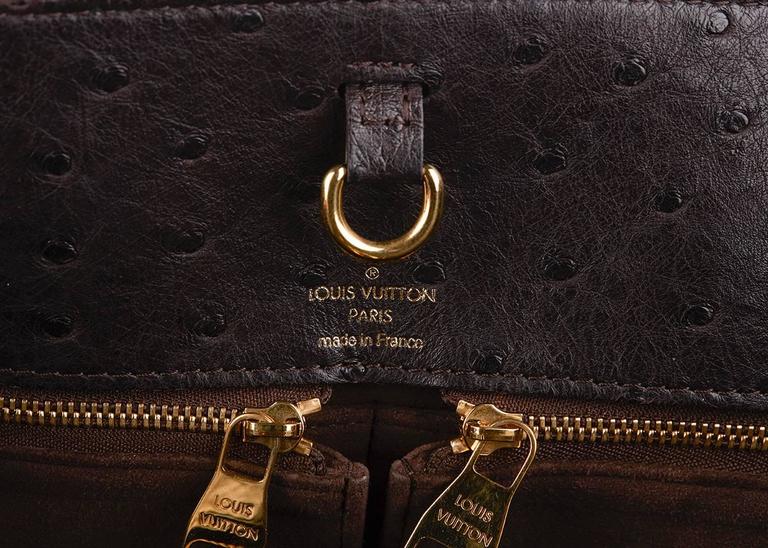 Louis Vuitton Canvas, Ostrich, Pantent and Python Leather Tote Monogram ...
