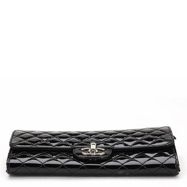 2014 Chanel Black Patent Leather Wallet-on-Chain WOC at 1stDibs