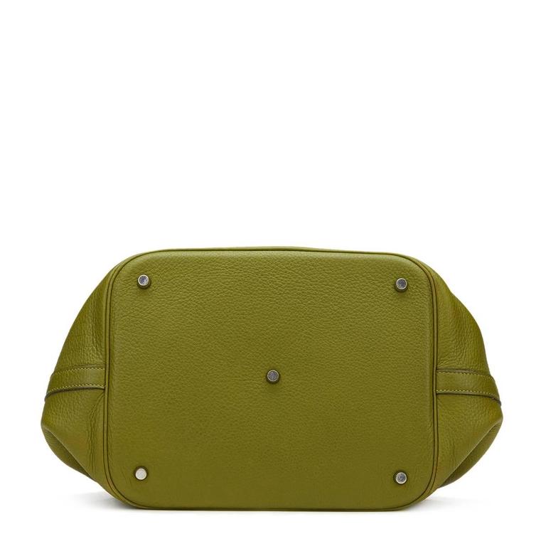 2007 Hermes Vert Anis Clemence Leather Picotin GM at 1stDibs | hermes ...
