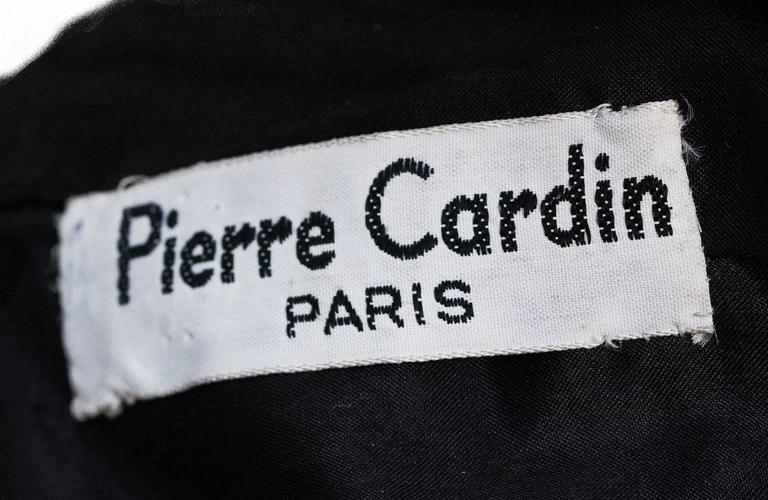 1967/68 Pierre Cardin Amazing Haute Couture Black and Gold Sequins For ...
