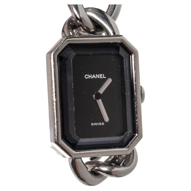 Chanel Silver Stainless Steel Chain and Dial Watch For Sale at 1stDibs