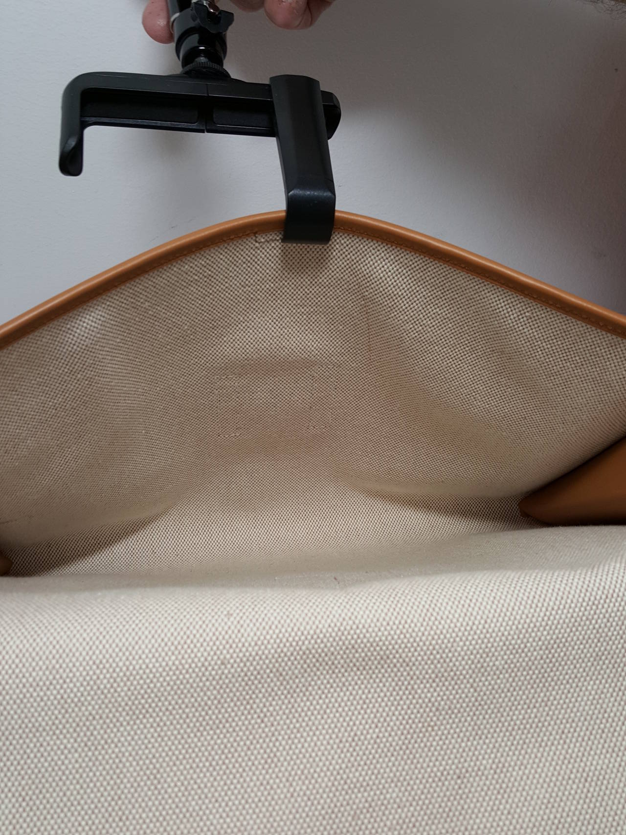 HERMES Large Golden Jige Clutch in perfect Condition. at 1stDibs