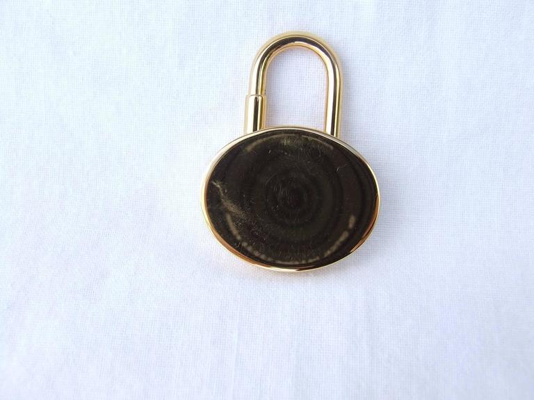 Hermès Golden Padlock Key Ring Key Holder 2003 Year of the Mediterranee ...