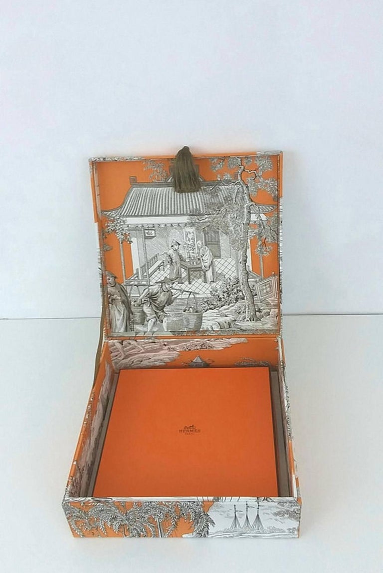 Box for Hermès Scarves Carré Storage Box Decorative Box Scarf Box ...
