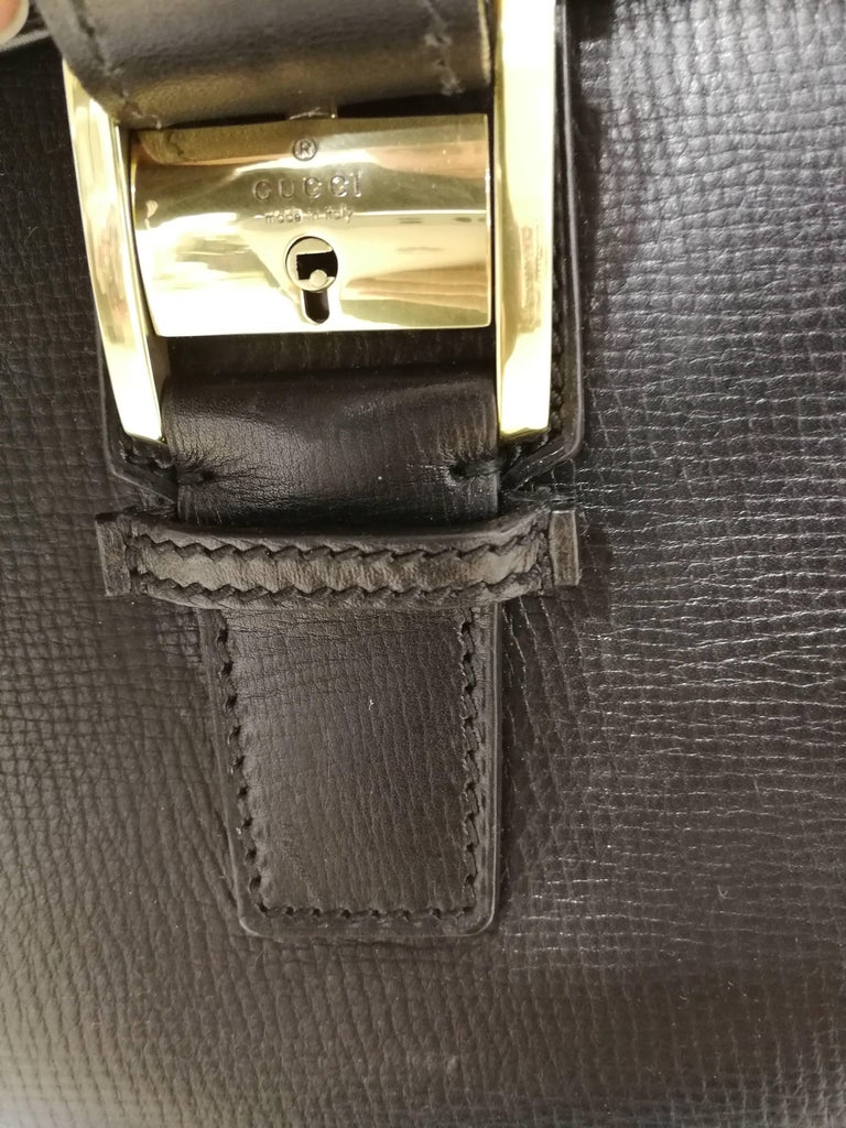 Gucci Black Leather "Kelly" Bag at 1stDibs | gucci kelly bag