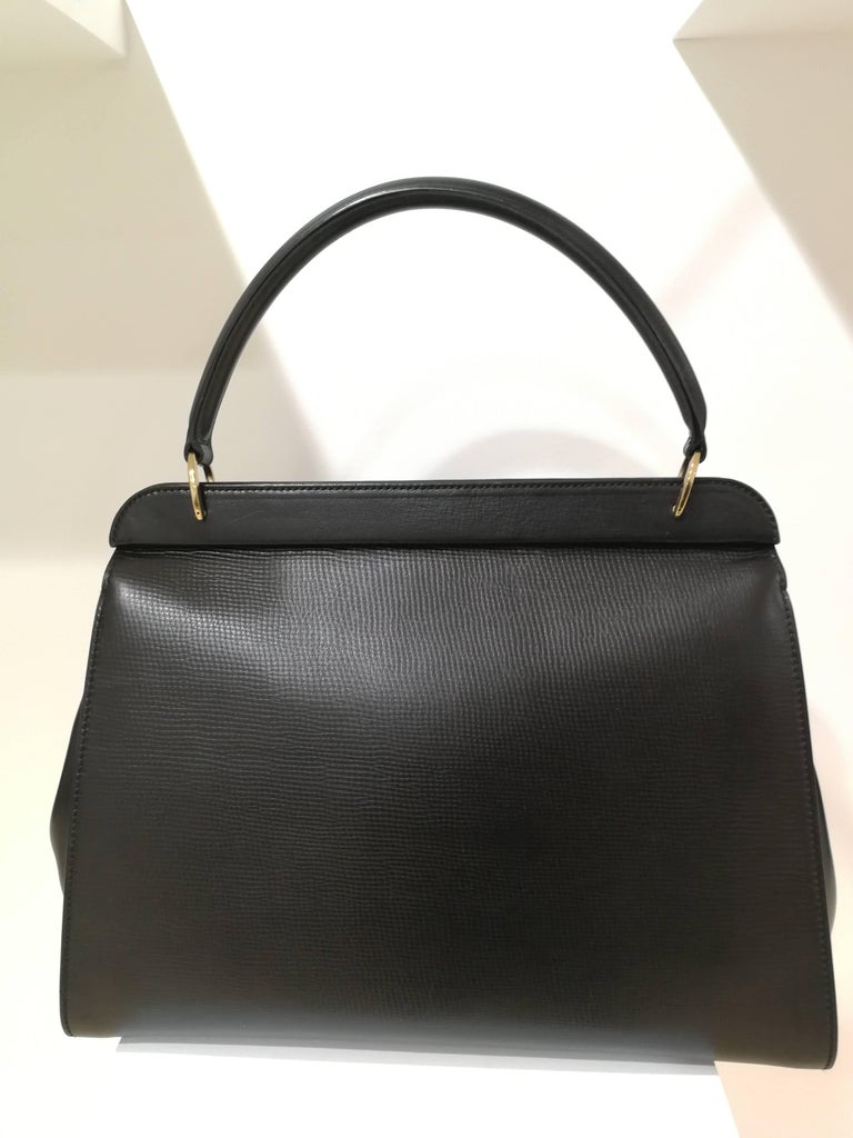 Gucci Black Leather "Kelly" Bag at 1stDibs | gucci kelly bag