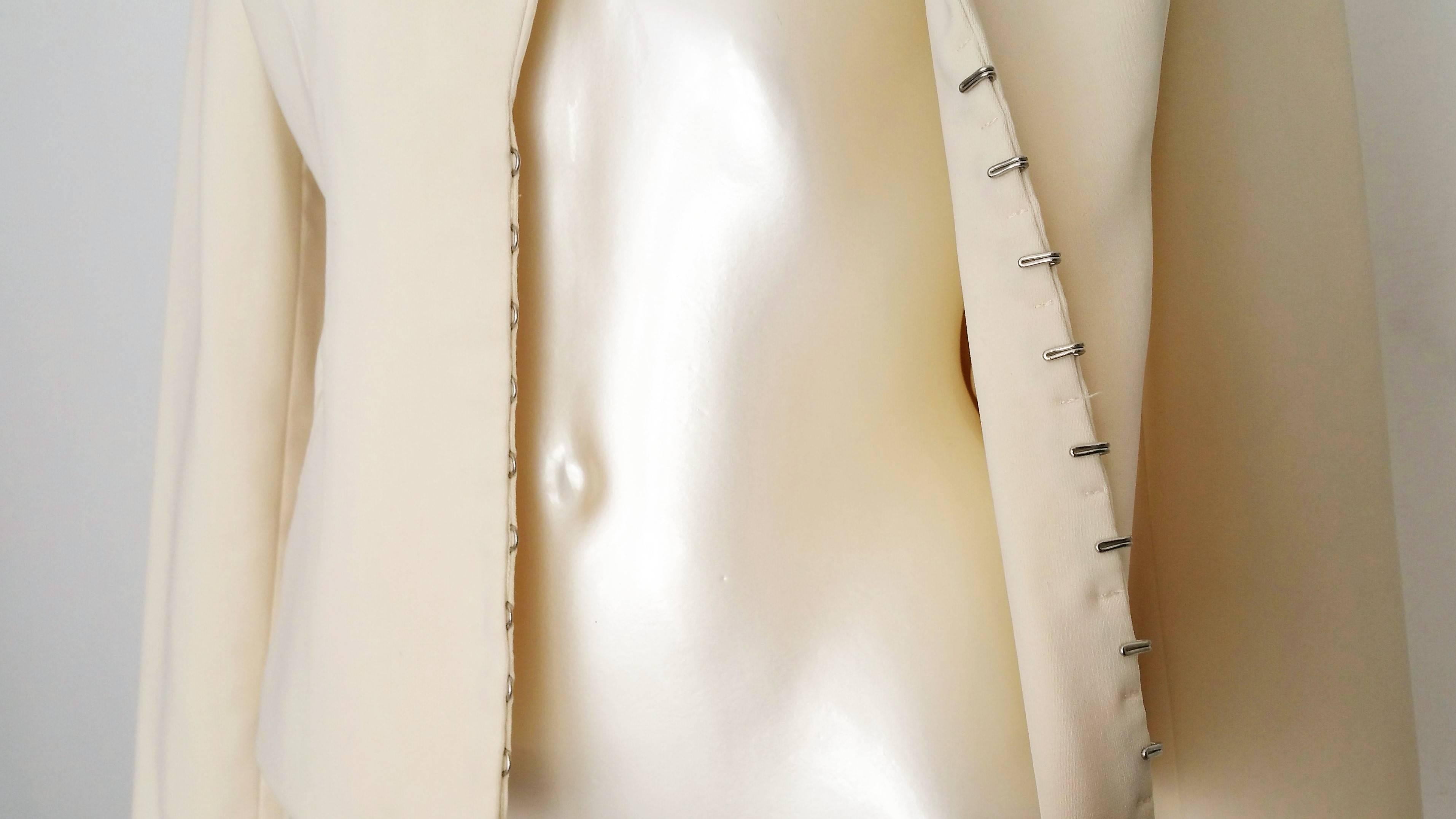 1990s Gianni Versace cream jacket at 1stDibs