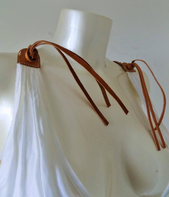 2000s Dsquared2 white dress NWOT at 1stDibs