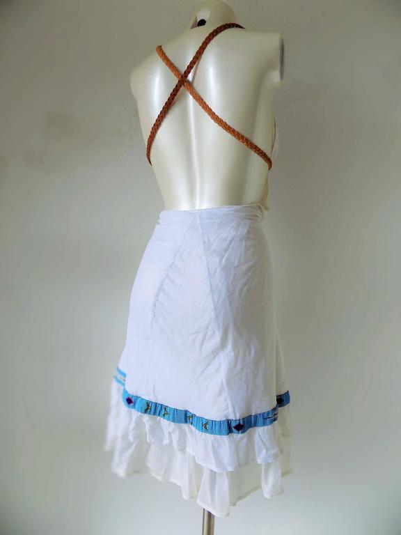 2000s Dsquared2 white dress NWOT at 1stDibs