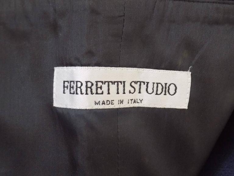 Ferretti Studio Dark blu corset For Sale at 1stDibs
