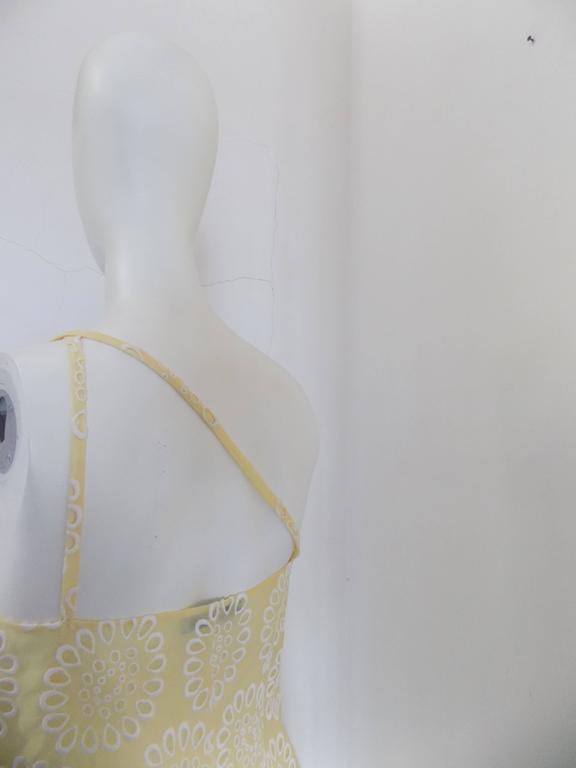 Prada Light Yellow Dress For Sale at 1stDibs