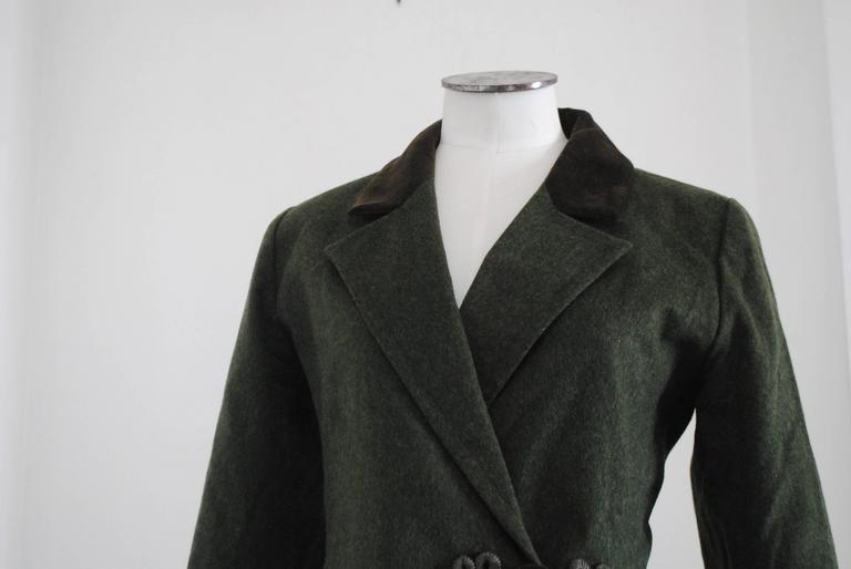 Yves Saint Laurent Variation Green Jacket at 1stDibs