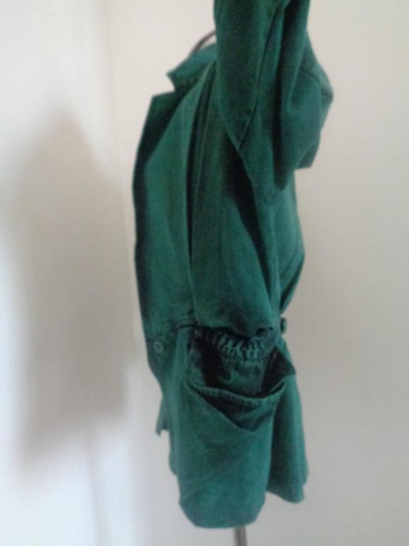 1970s Pancaldi Green Jacket For Sale at 1stDibs