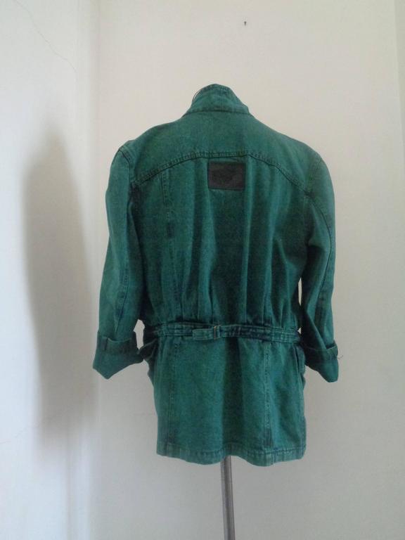 1970s Pancaldi Green Jacket For Sale at 1stDibs