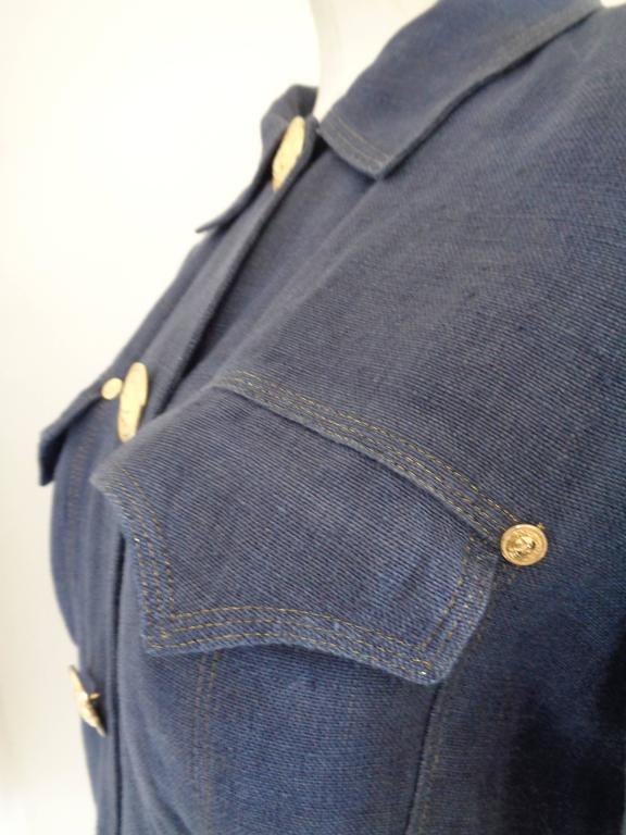 Versus by Gianni Versace Denim Jacket at 1stDibs | versus versace denim ...