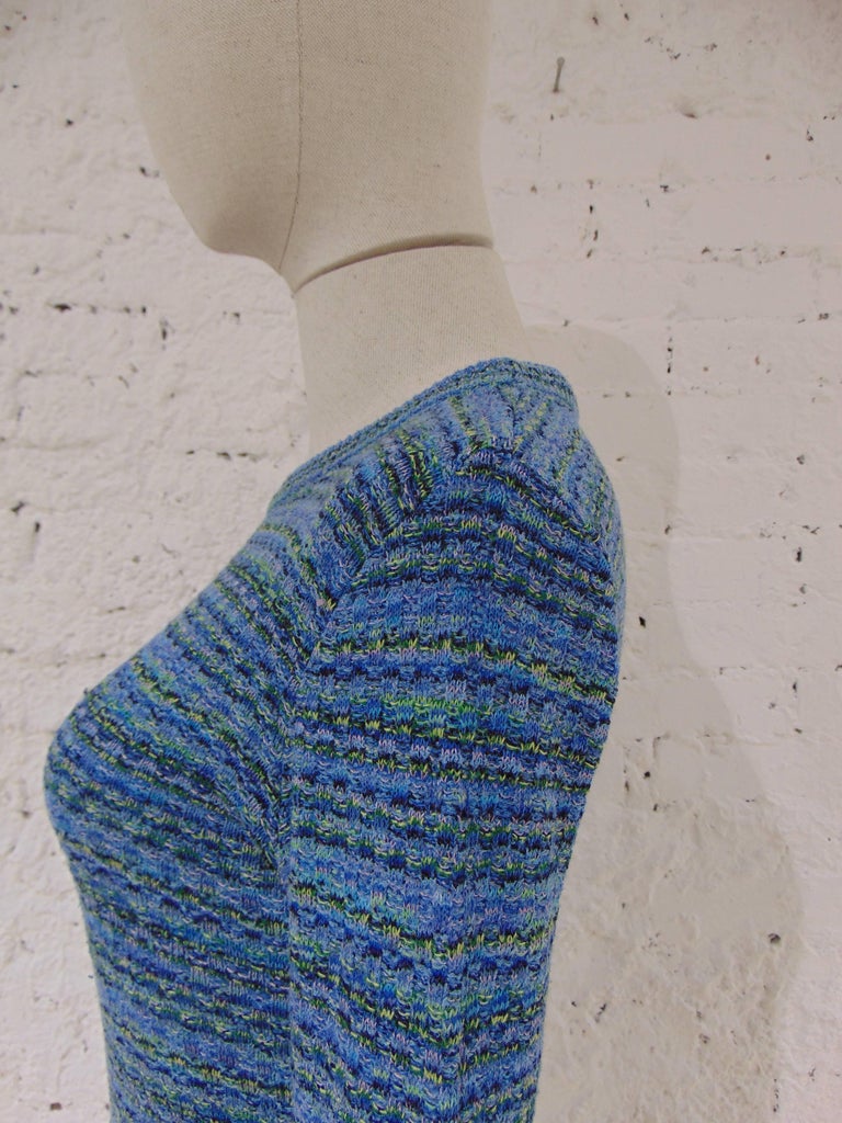 Missoni blu cotton sweater For Sale at 1stDibs | blucotton