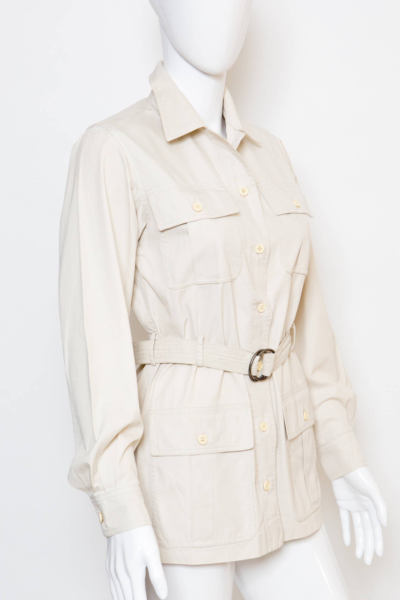 1968s Safari Yves Saint Laurent Jacket at 1stDibs
