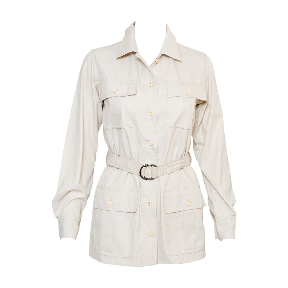1968s Safari Yves Saint Laurent Jacket at 1stDibs