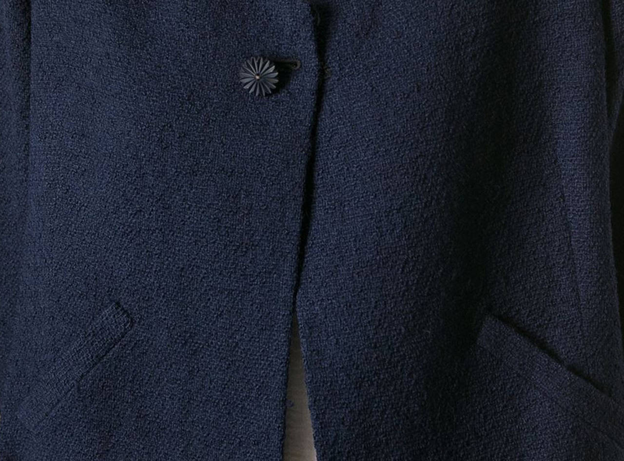 1958s Navy Wool Jacket Jacques Heim at 1stDibs