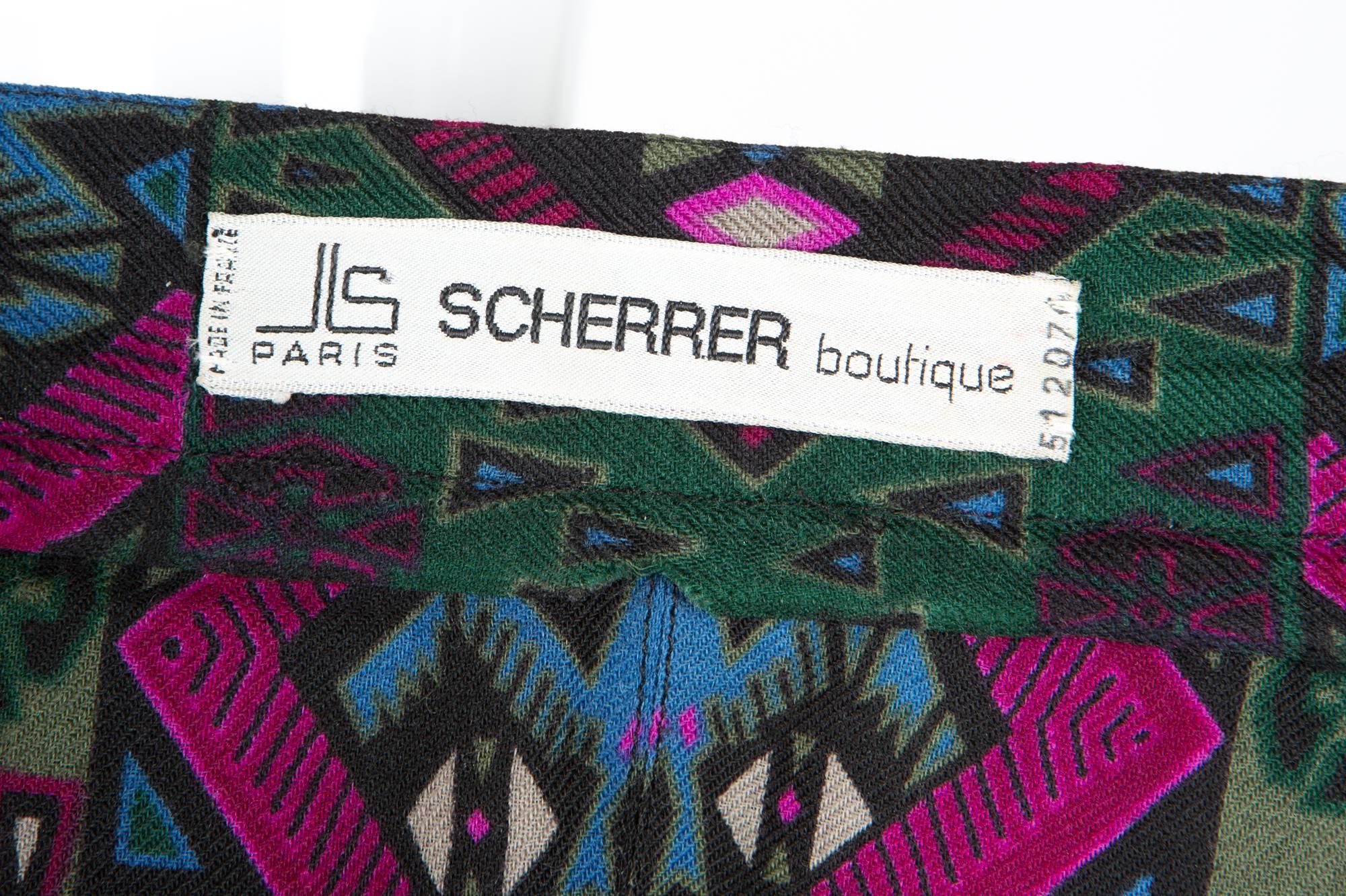 Jean Louis Scherrer Pleated Skirt at 1stDibs
