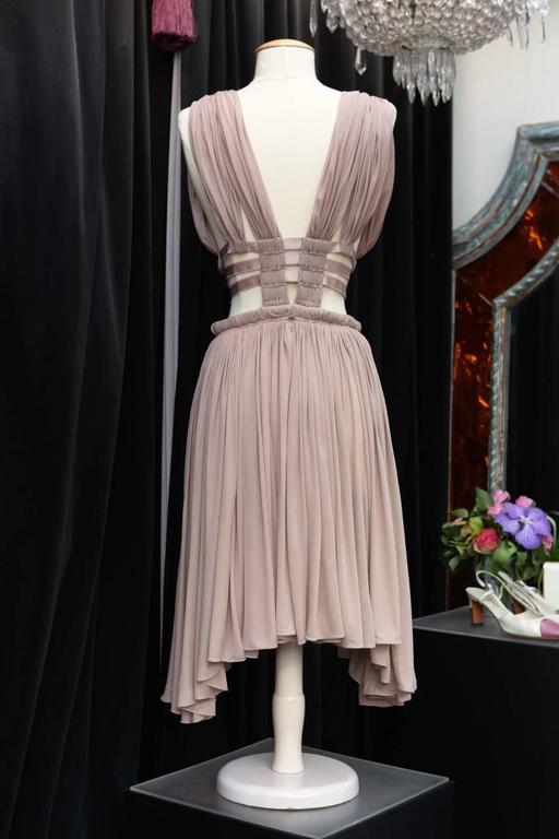 2000s Alaia Light Pink Greek Style Mini Dress at 1stDibs | azzedine ...