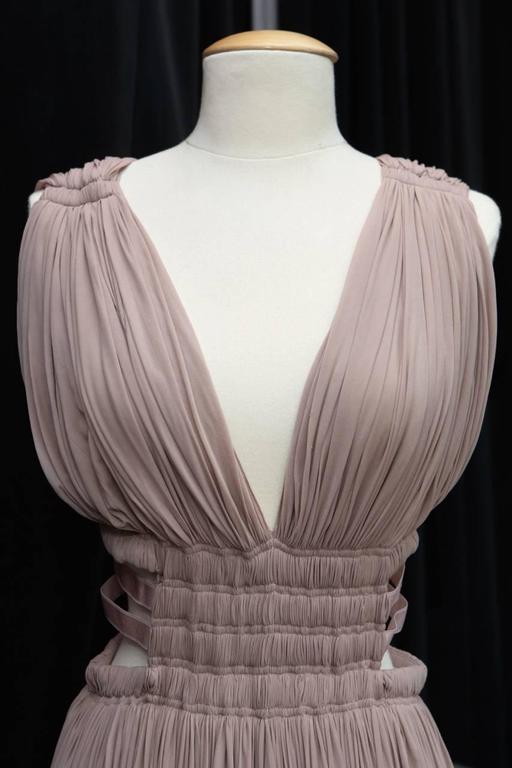 2000s Alaia Light Pink Greek Style Mini Dress at 1stDibs | azzedine ...