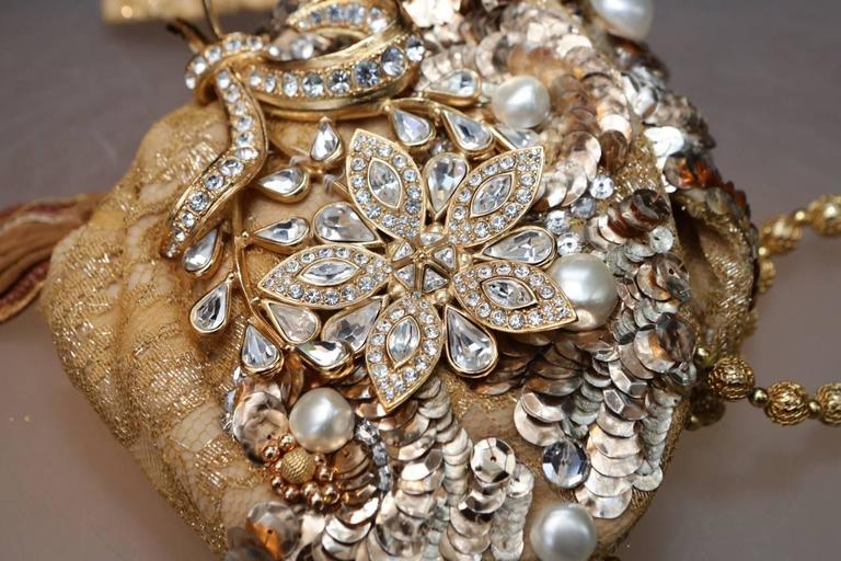 Christian Dior by Ferre Documented Gold-tone Jewellery Bra, 1993 at ...