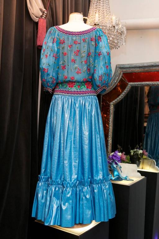 1977 Rare Yves Saint Laurent Haute Couture Spanish Collection Ensemble ...