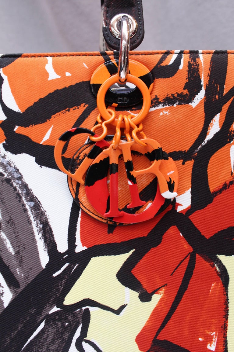 2015 Dior fabulous Lady Dior Floral Graffiti limited Edition by Raf ...
