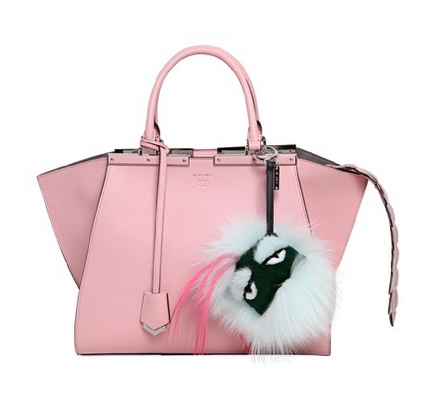 Fendi NWT Monster Mixed Fur Bag Bug Key Ring Charm at 1stDibs