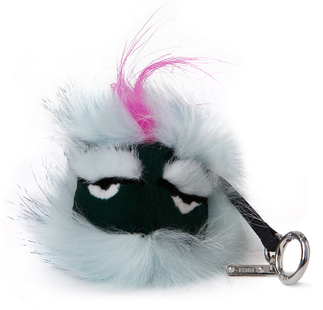 Fendi NWT Monster Mixed Fur Bag Bug Key Ring Charm at 1stDibs