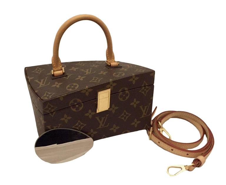 Iconic, rare Louis Vuitton Twisted Box Clutch by Frank Gehry at 1stDibs