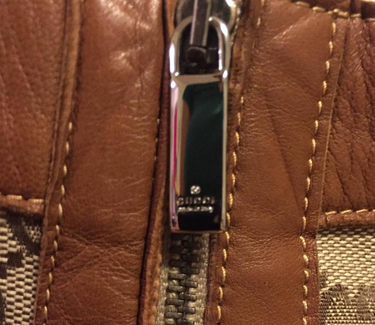 Iconic Gucci Monogram Pants With Leather Trim, 1973 at 1stDibs | gucci ...