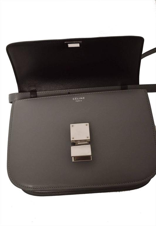 Céline Grey Box Bag For Sale at 1stDibs | celine box bag grey, celine ...