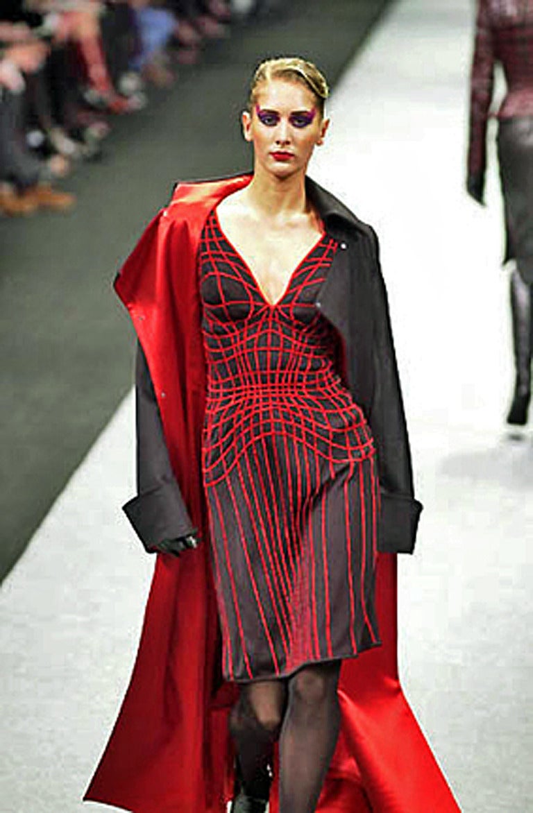 Rare Thierry Mugler Couture Spider Dress As Seen on the Runway at 1stDibs