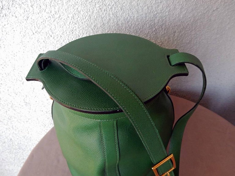 Rare Hermes Farming Bucket Shoulder Strap Bag For Sale at 1stDibs ...