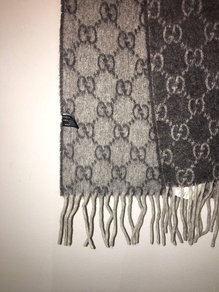 Gucci Monogram Scarf at 1stDibs | gucci monogram shawl