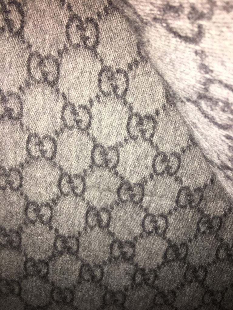 Gucci Monogram Scarf at 1stDibs | gucci monogram shawl