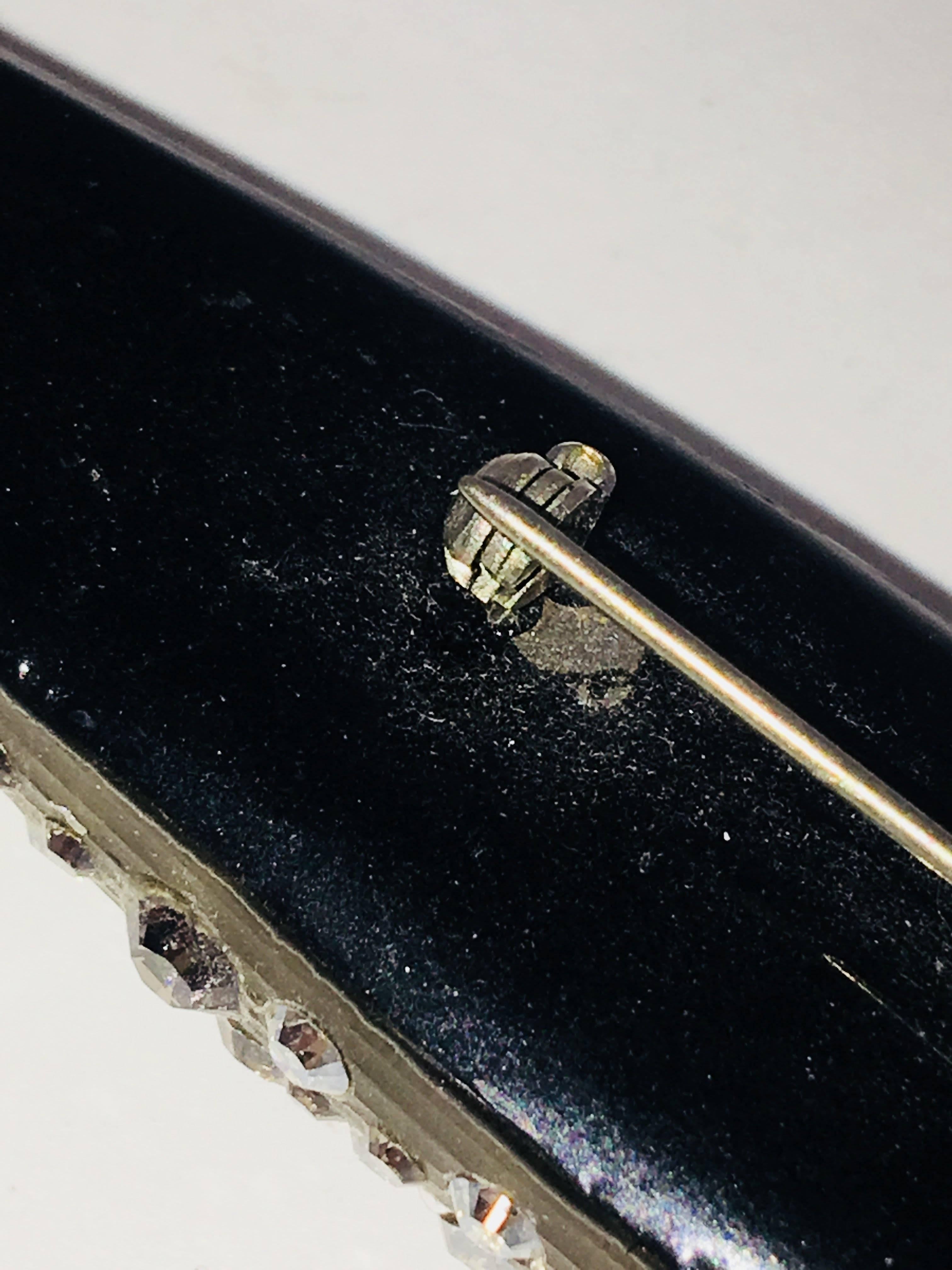 Alexis Bittar Crystal Pin at 1stDibs | alexis bittar brooch