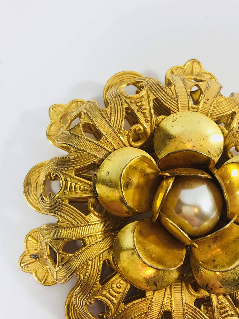 Miriam Haskell Brooch at 1stDibs