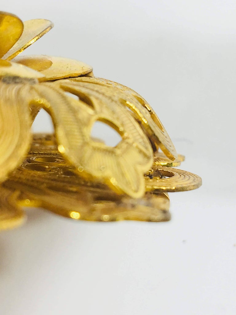 Miriam Haskell Brooch at 1stDibs