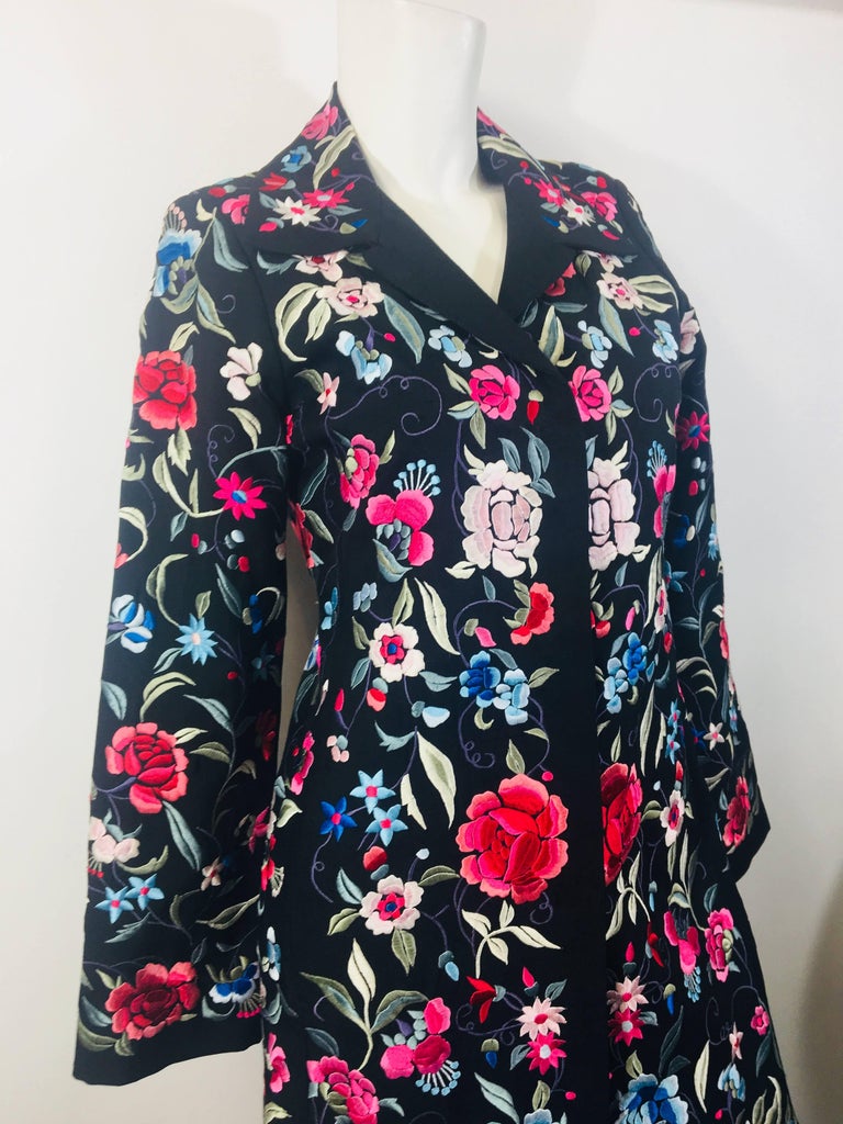 Biya Embroidered Coat at 1stDibs | biya embroidered jacket, biya coat ...