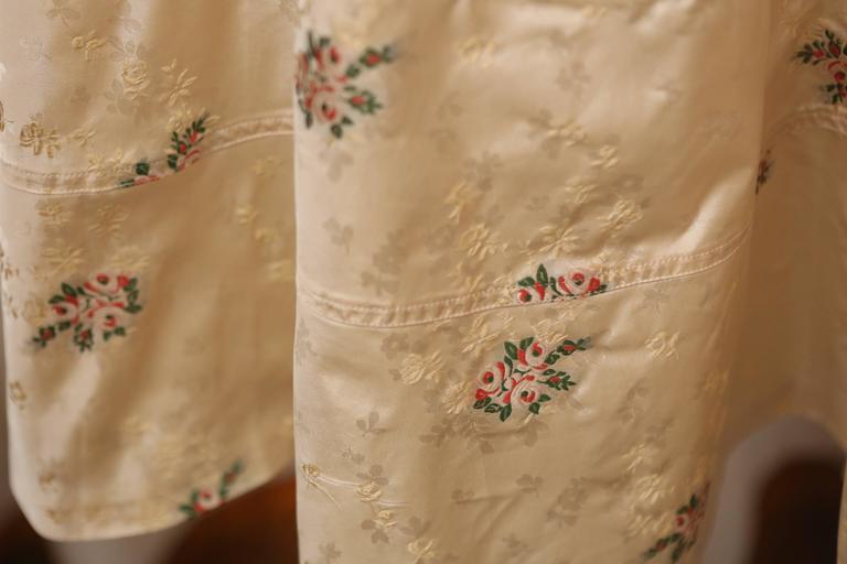 Christian Dior S/S Button Down Dress With Floral Detail at 1stDibs