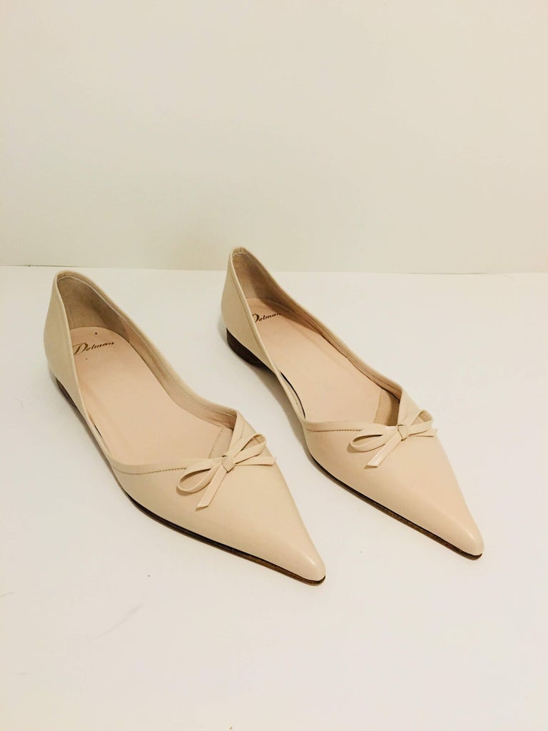 Delman Leather Flats at 1stDibs | delman flats