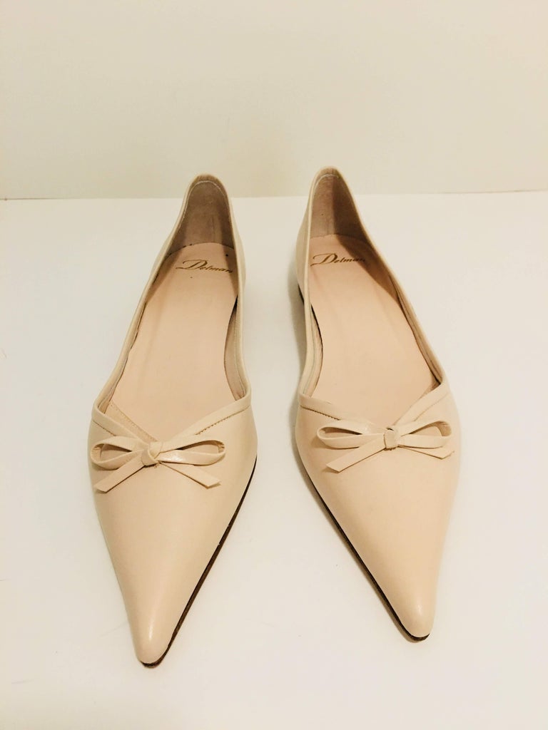 Delman Leather Flats at 1stDibs | delman flats
