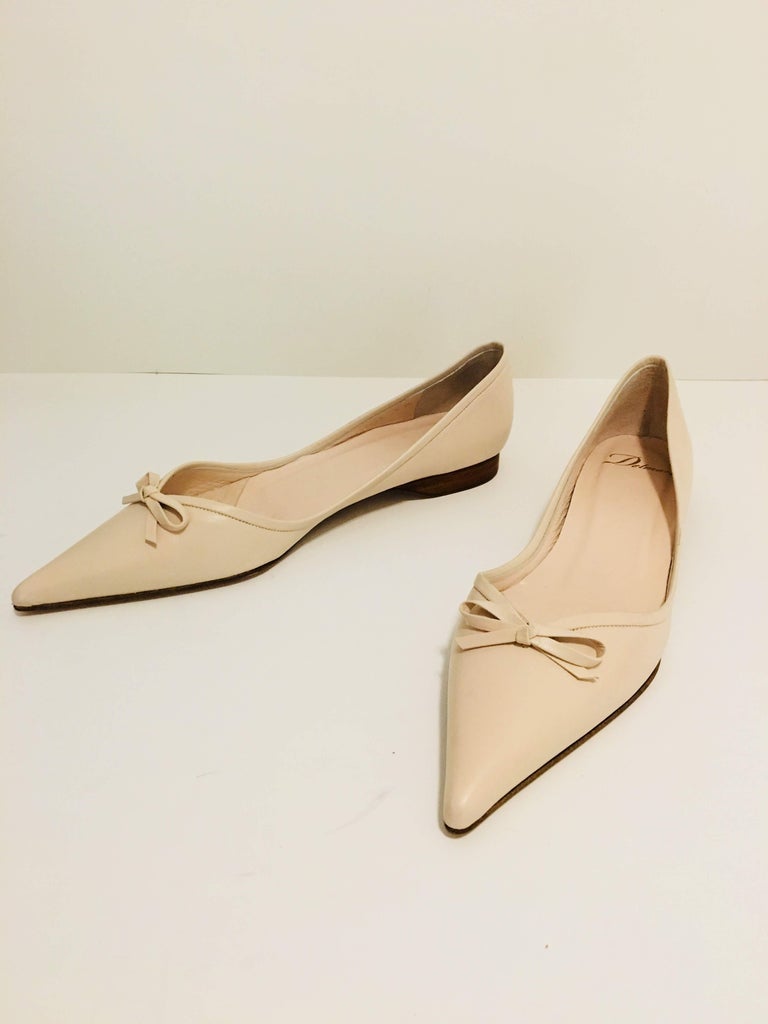 Delman Leather Flats at 1stDibs | delman flats
