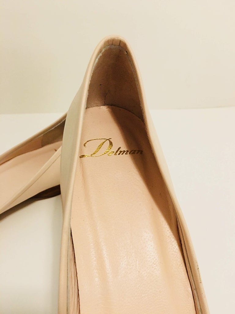Delman Leather Flats at 1stDibs | delman flats